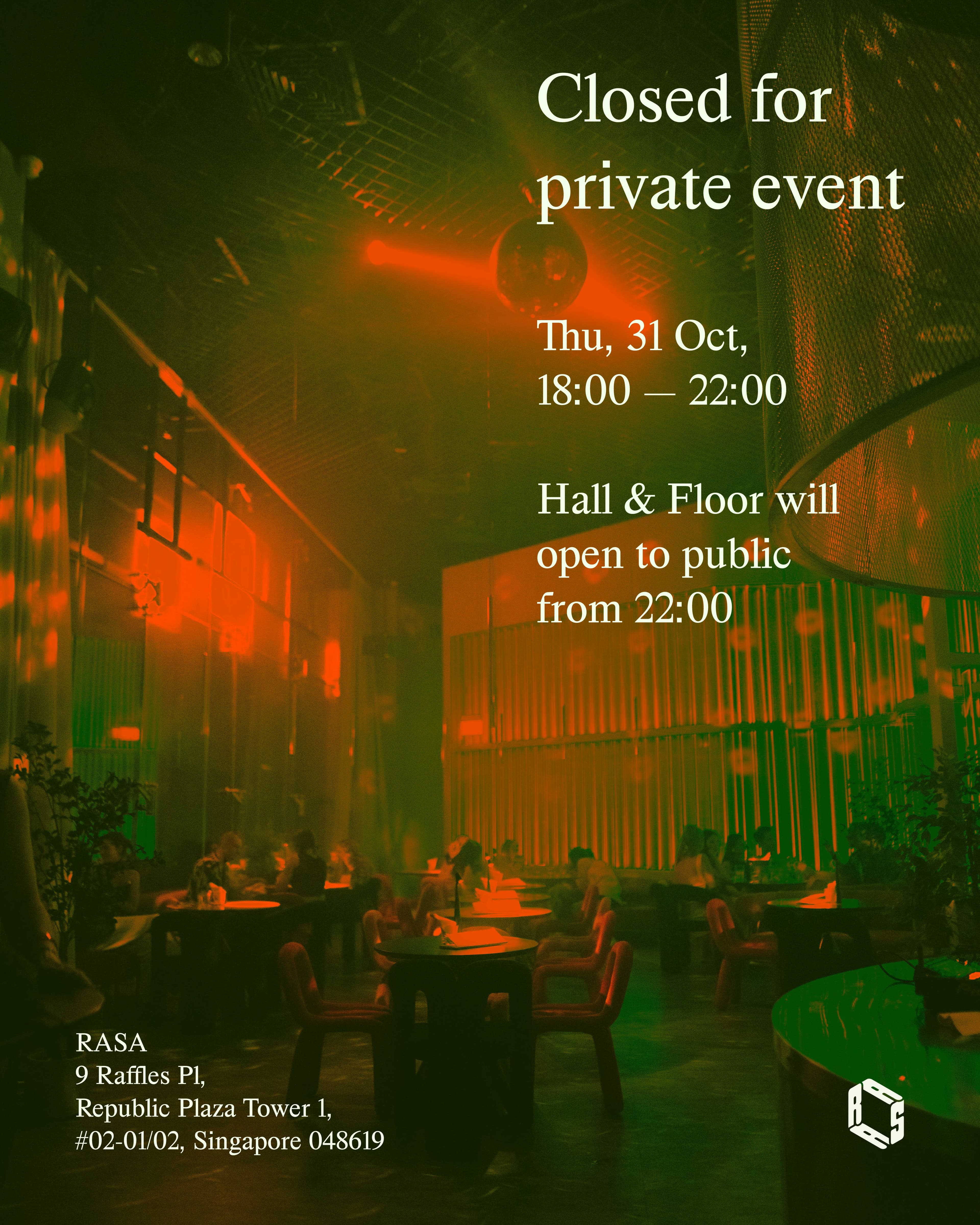 Rasa | Closed for private event